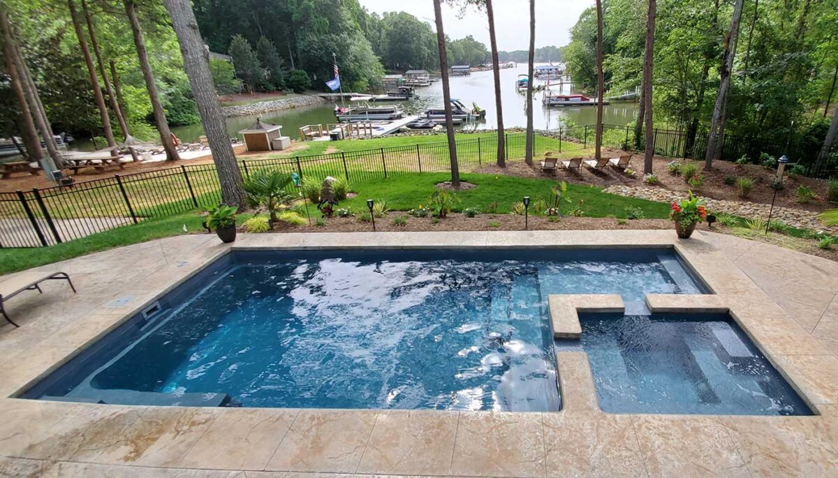 Pools with Built-in Splash Deck Archives - Pool Design Construction and ...